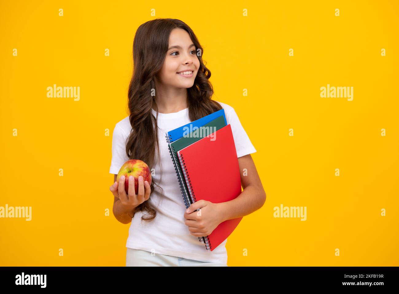 School child with book. Learning and education Stock Photo - Alamy