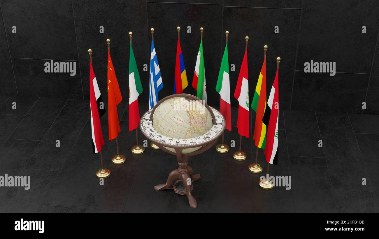 Flag ACForum, Ancient Civilizations Forum whit text Flag ACForum, 3d ...