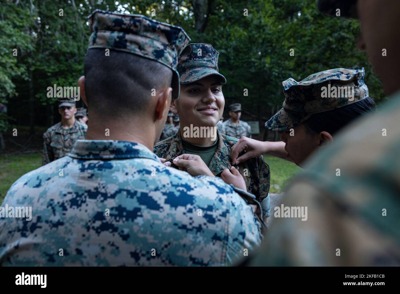 U.S. Marine Corps Pfc. Marcus Kane, with Chemical Biological Incident ...