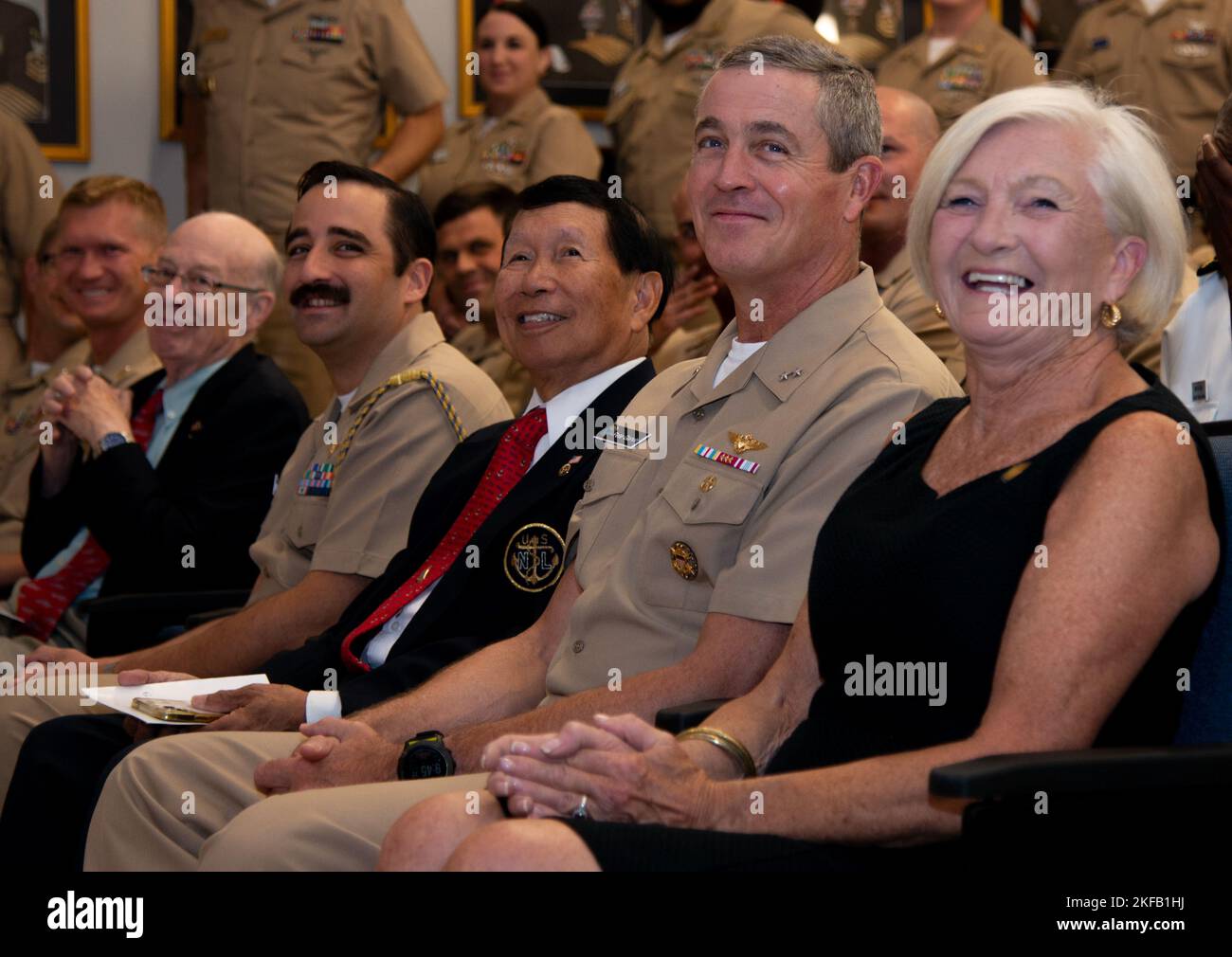 NEWPORT, R.I. (Sept. 1, 2022) Attendees of the Senior Enlisted Academy ...