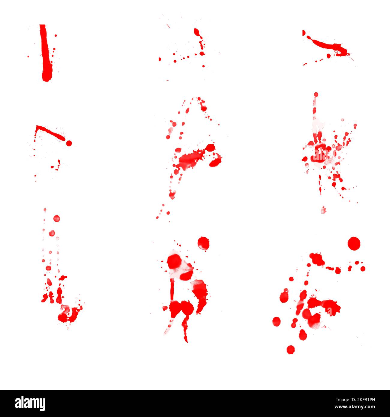 Realistic Blood Splatter Background