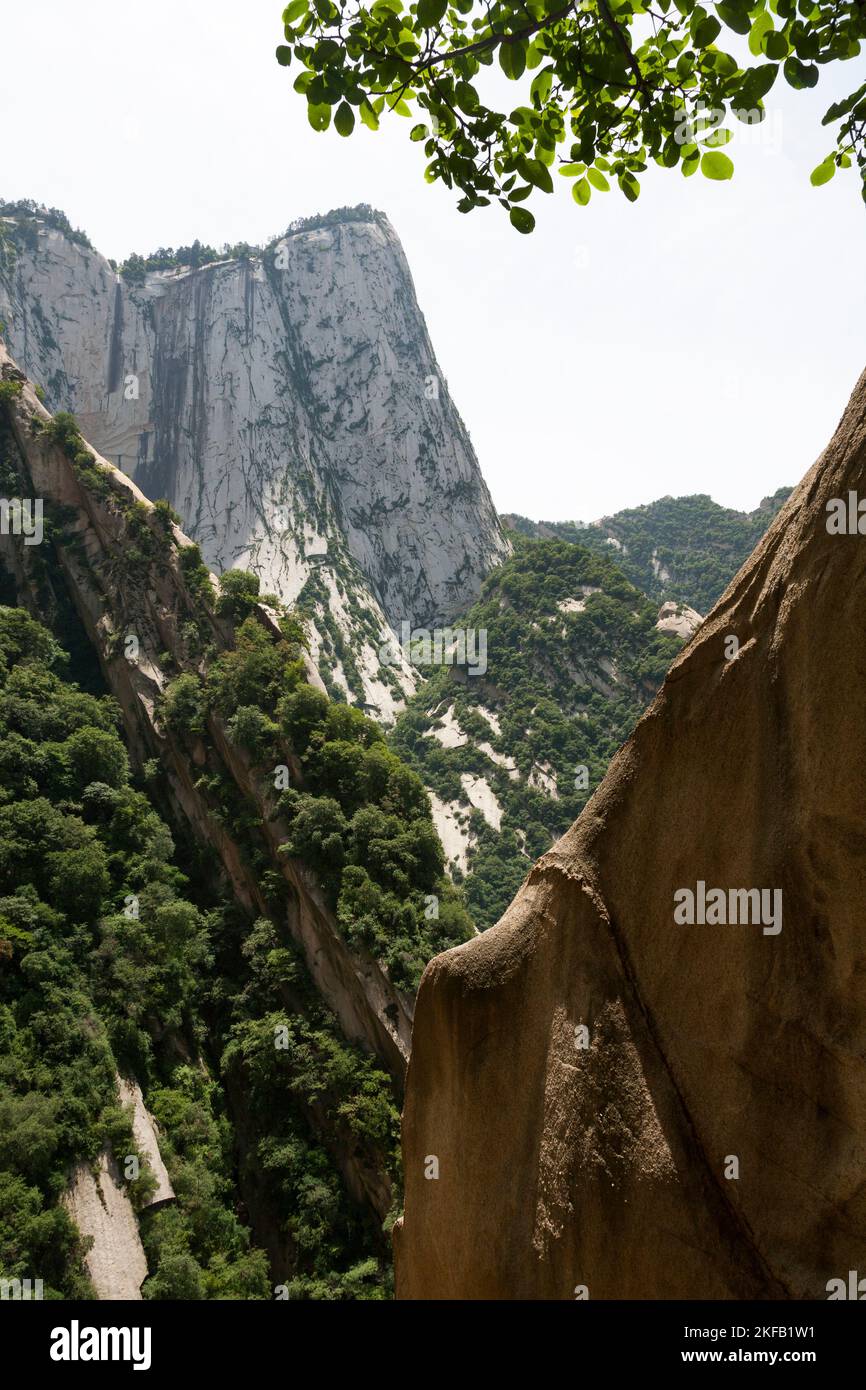 Views and landscape seen from the hiking trail path to the 5 peak of ...