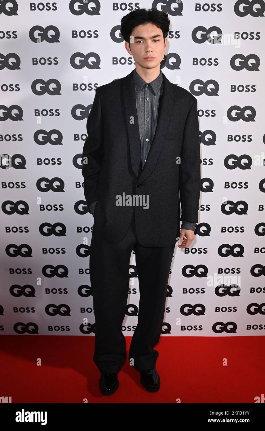 November 16th, 2022, London, UK. Will Gao arriving at The GQ Men of the ...