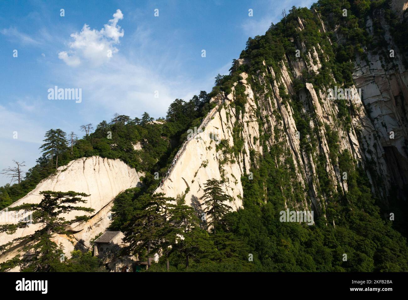 Views and landscape seen from the hiking trail path to the 5 peak of ...