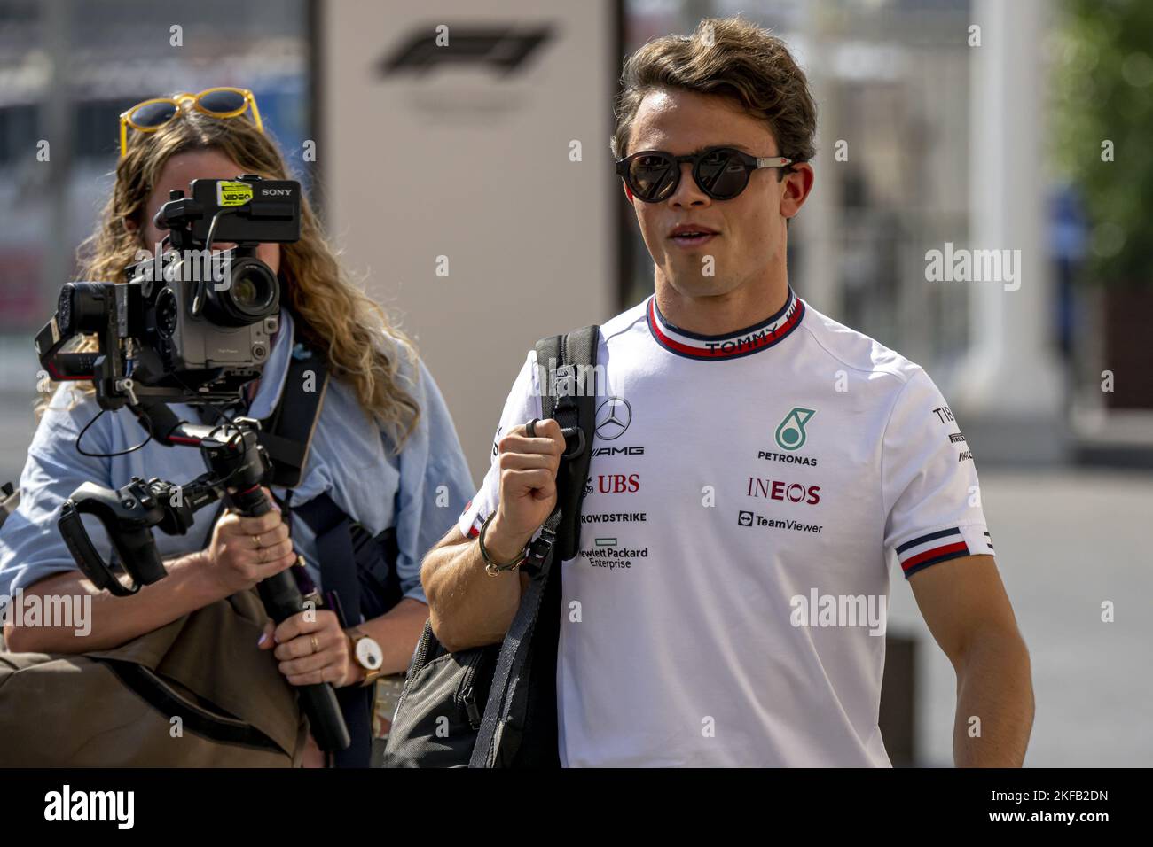 Abu Dhabi - 17-11-2022, Yas Marina, Nyck de Vries at the Formula 1 ... Abu Dhabi - 17-11-2022, Yas Marina, Nyck de Vries at the Formula 1 ...