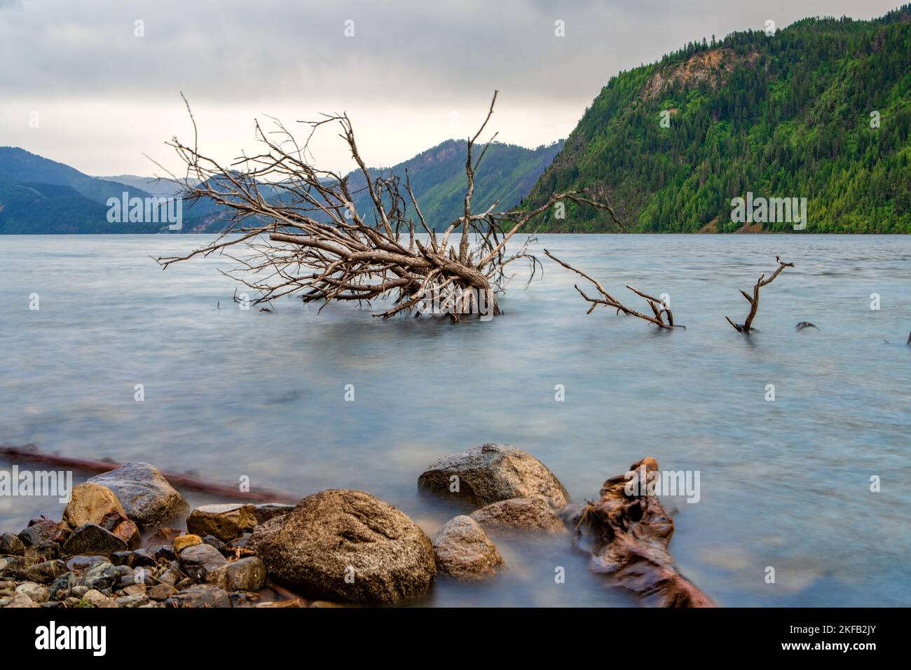 At more than 1,150 feet deep, Lake Pend Oreille in North Idaho is the ...
