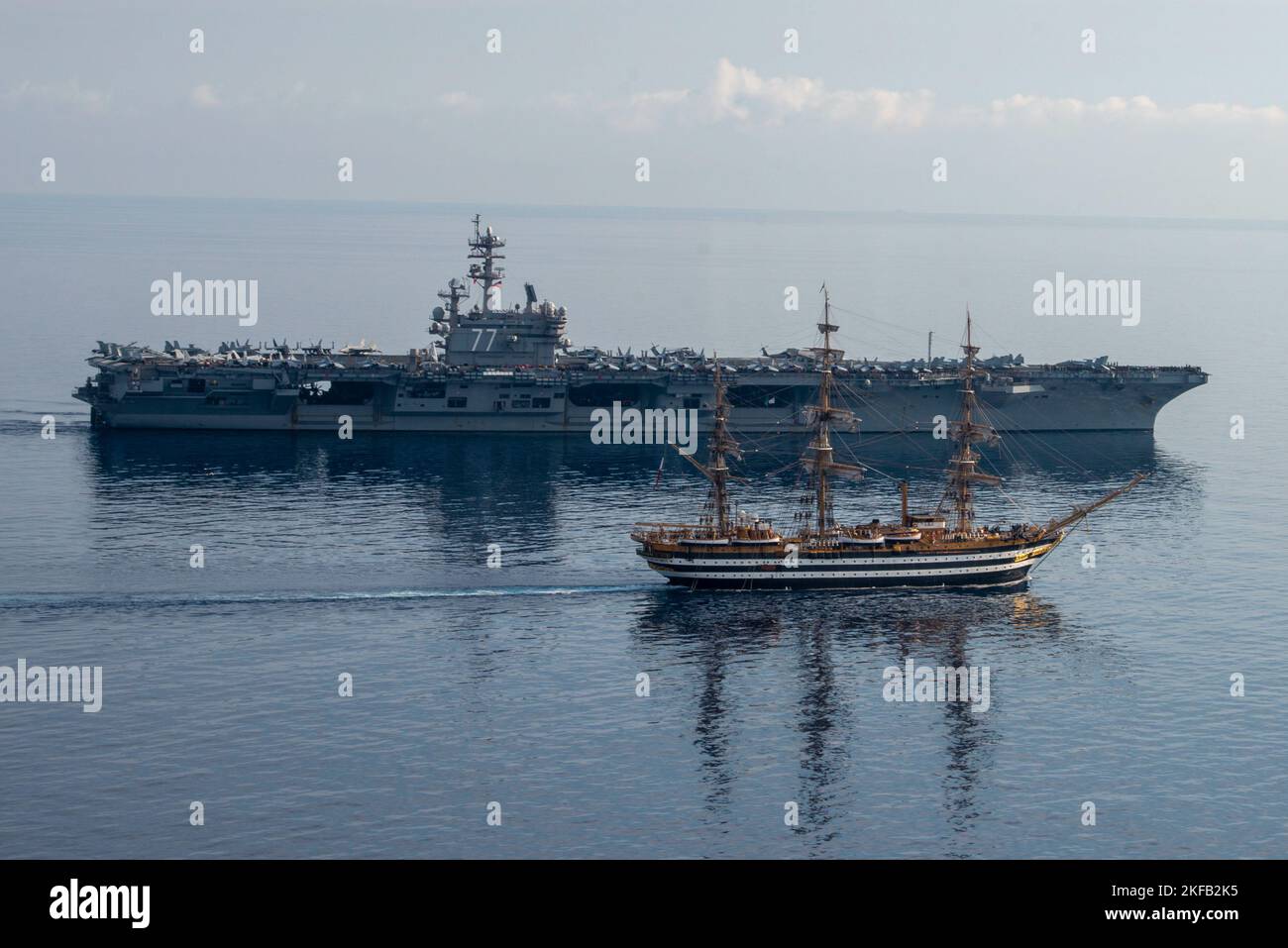 220901-N-KL637-1104 ADRIATIC SEA (Sep. 1, 2022) The Nimitz-class ...