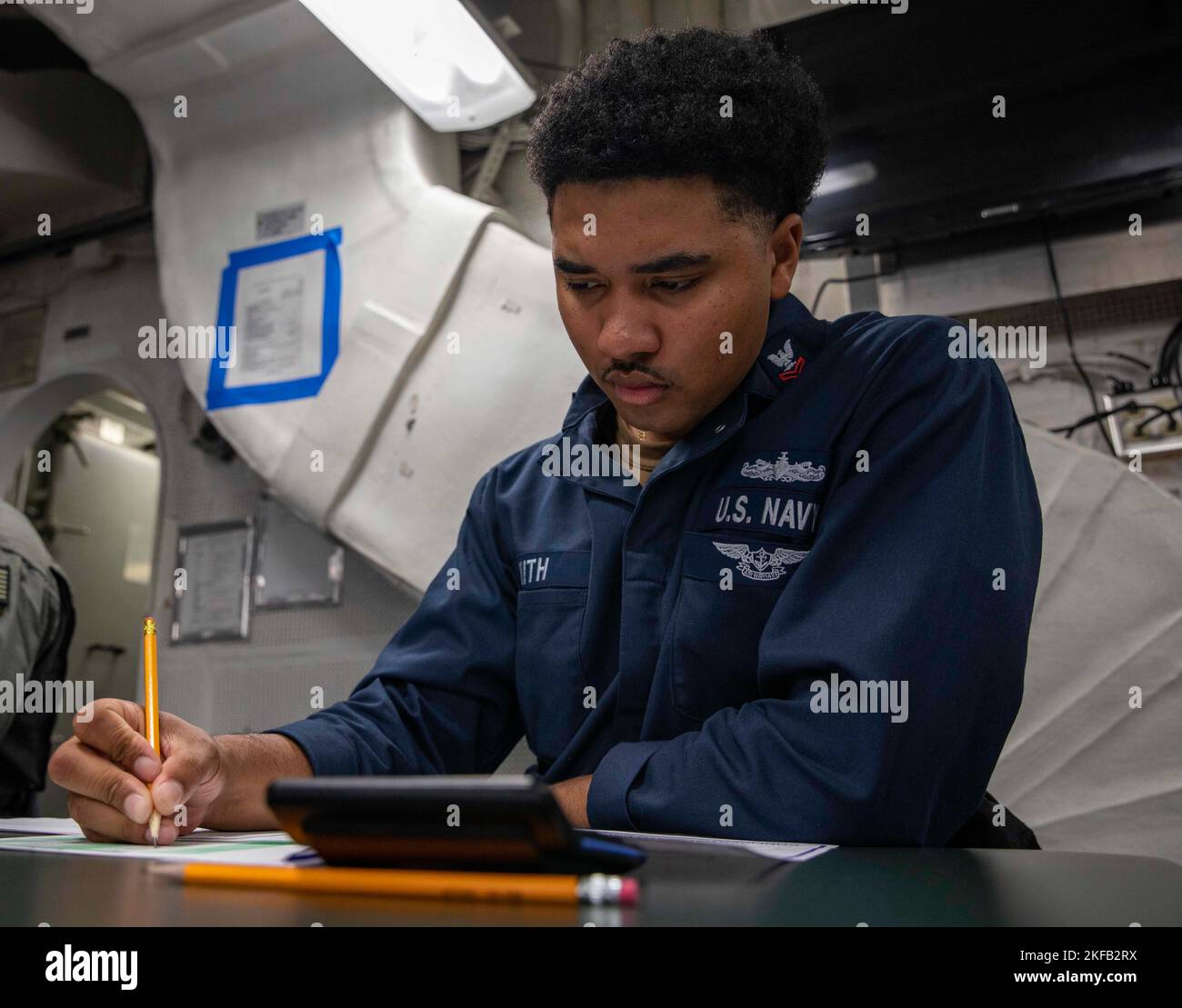 220901-N-VS068-1039 PACIFIC OCEAN (Sept. 1, 2022) – Quartermaster 2nd ...