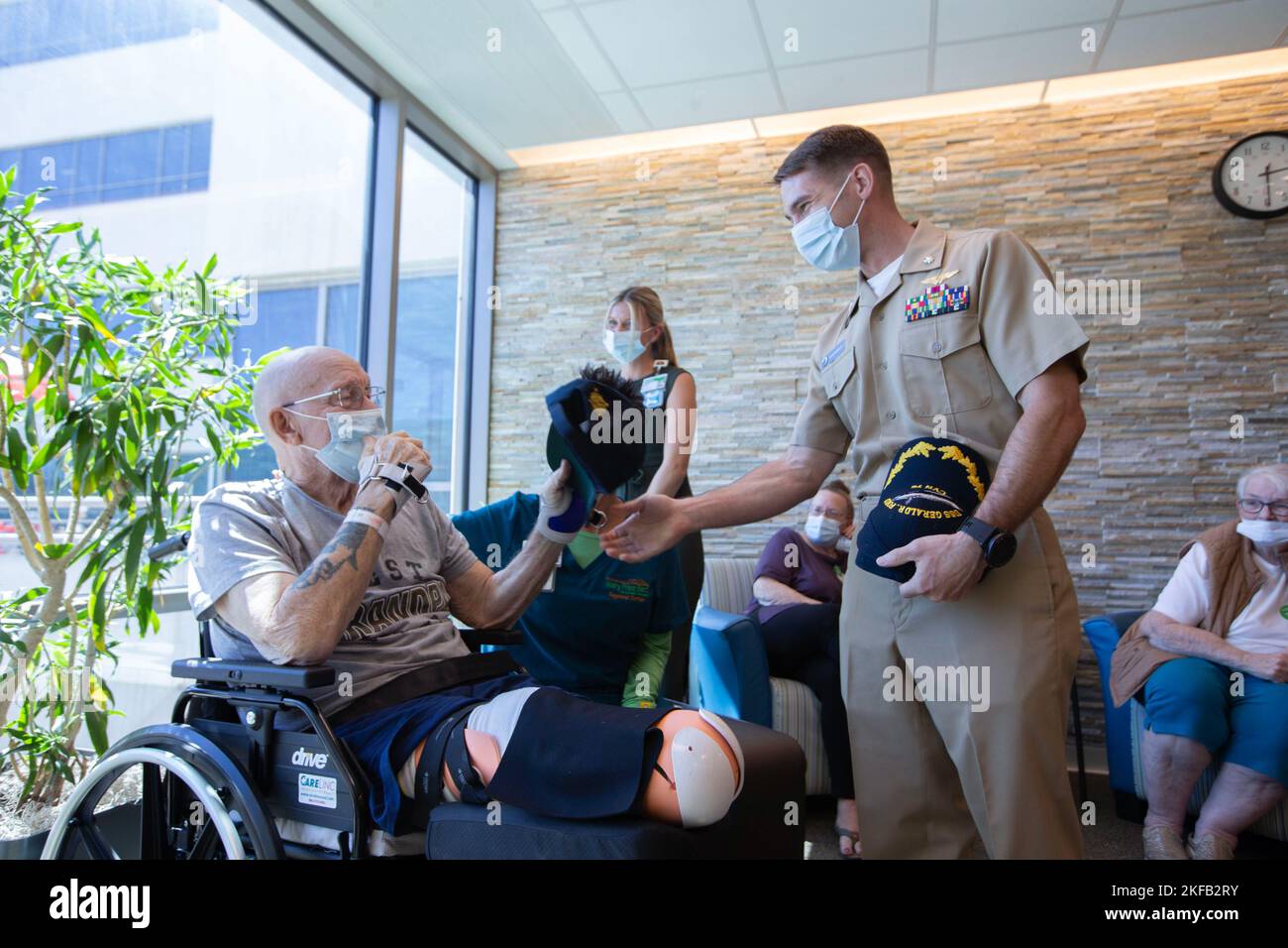 Cmdr. Richard Rosenbusch, from New Baltimore, Michigan, USS Gerald R ...
