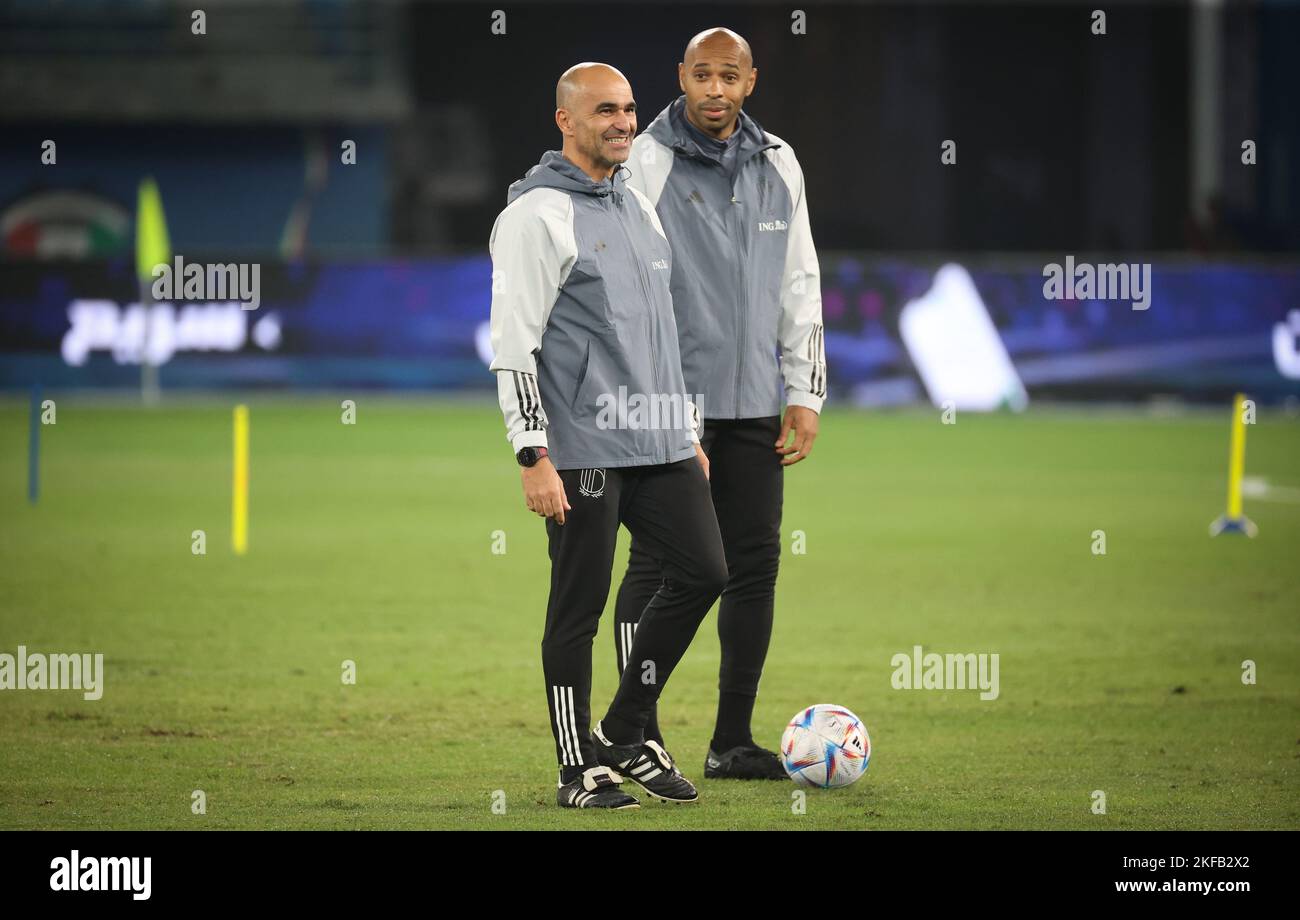 Kuwait City, Kuwait, Thursday 17 November 2022. Belgium's head coach ...