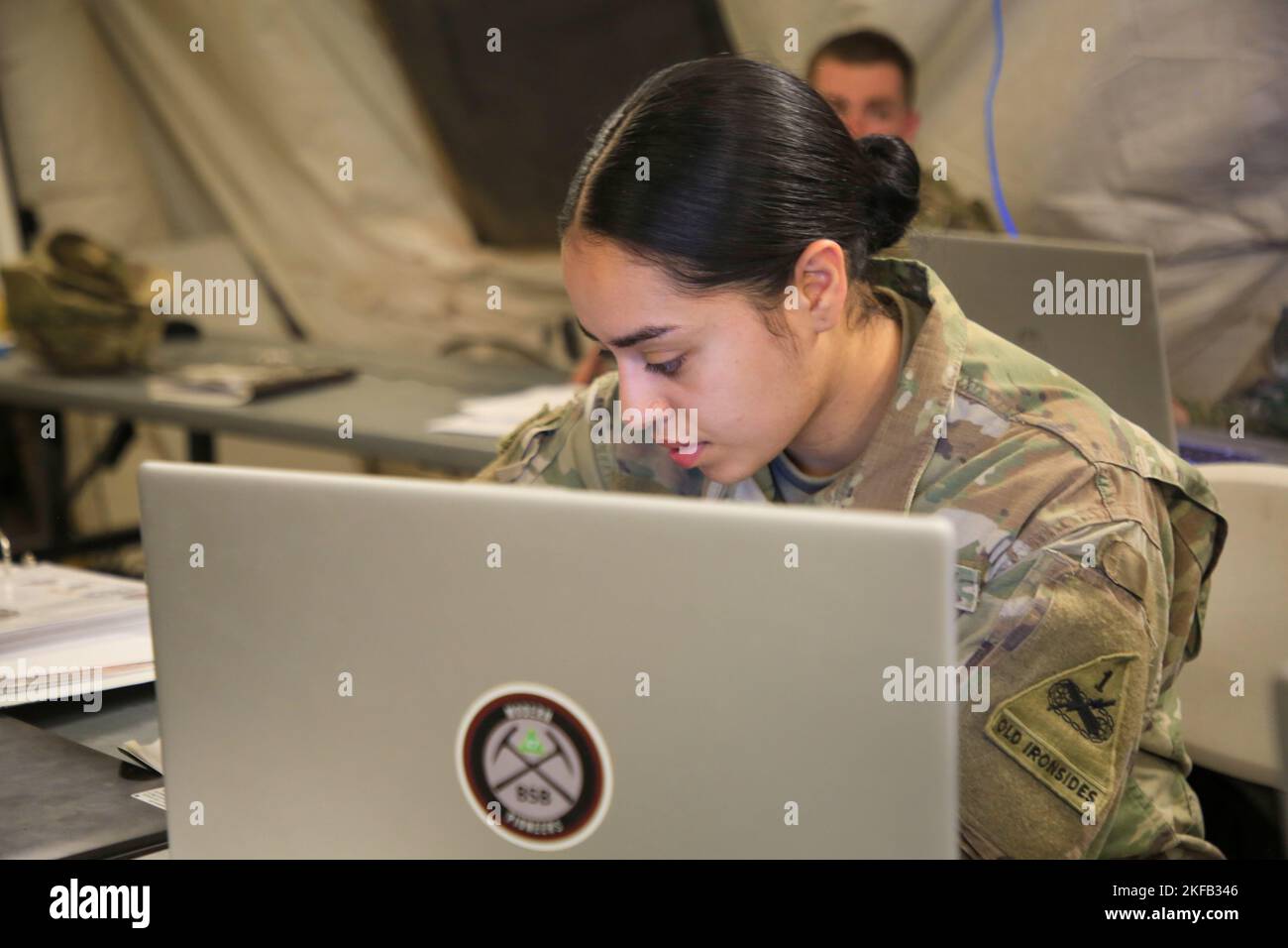 U.S. Soldier assigned to 47th Brigade Support Battalion, 2nd Armored ...