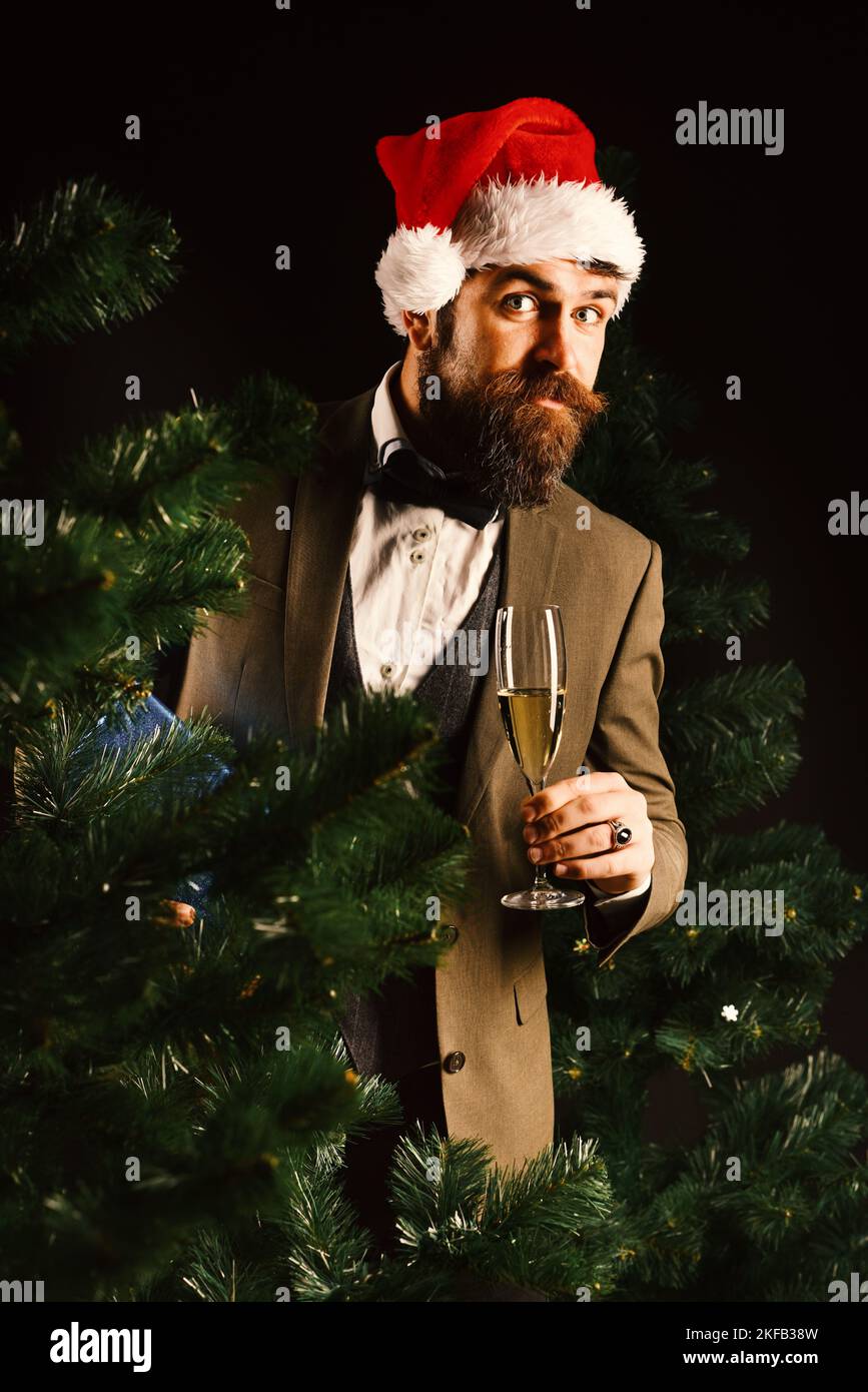 Corporate party hiding man holiday hi-res stock photography and images - Alamy