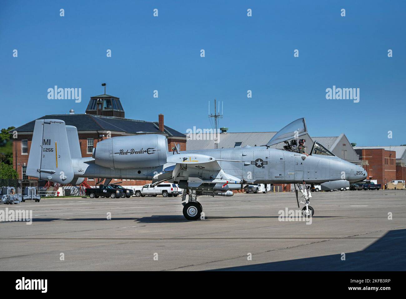 A pilot from the 107th Fighter Squadron, 127th Wing, Michigan Air ...