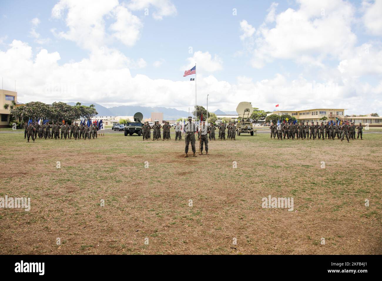 U.S. Marines participate in the Marine Wing Communications Squadron 18 ...