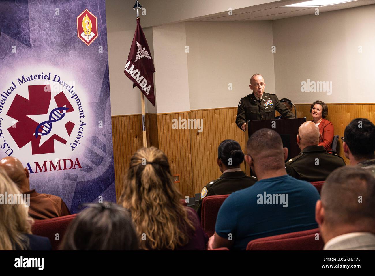 Col. Andy Nuce, commander of the U.S. Army Medical Materiel Development ...