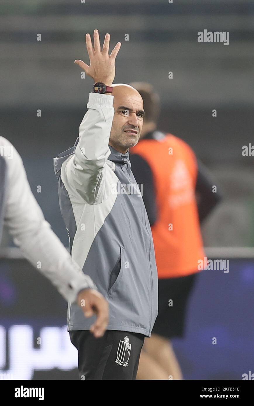 Kuwait City, Kuwait, Thursday 17 November 2022. Belgium's head coach ...