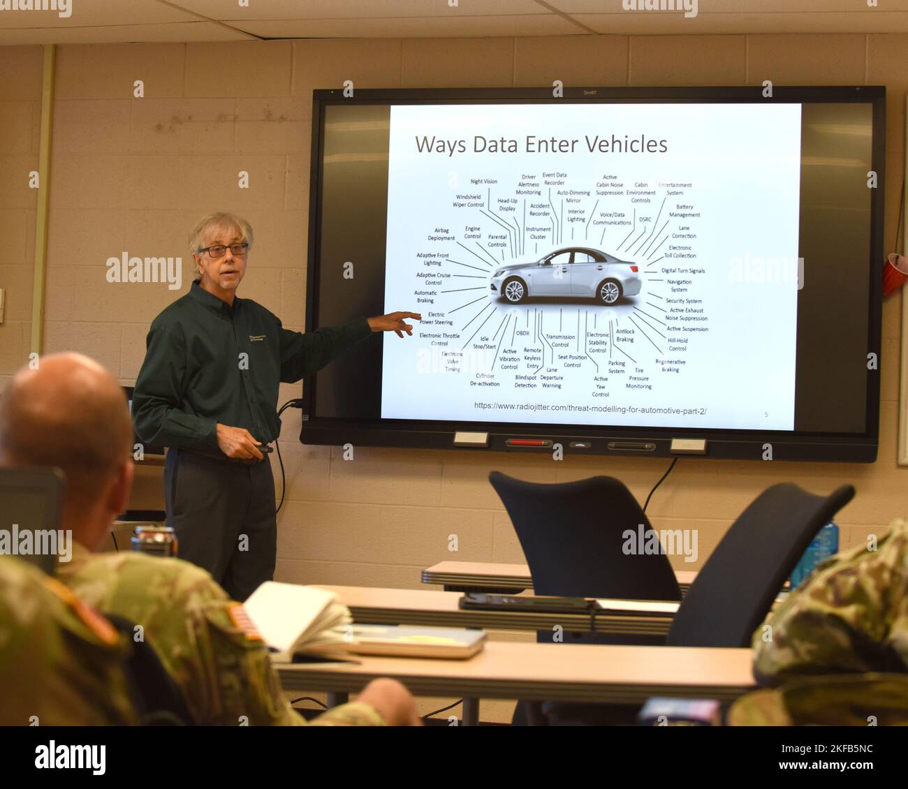 Mark Zachos, director, Vehicle Cyber Engineering Laboratory, University ...