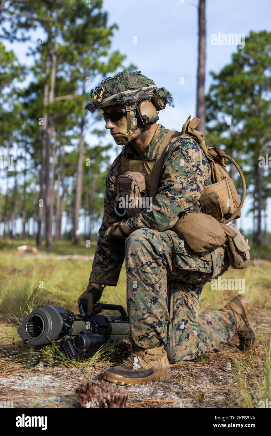 U.S. Marine Corps Lance Cpl. Garrett Ehrenberg, a Holdrige, Nebraska ...