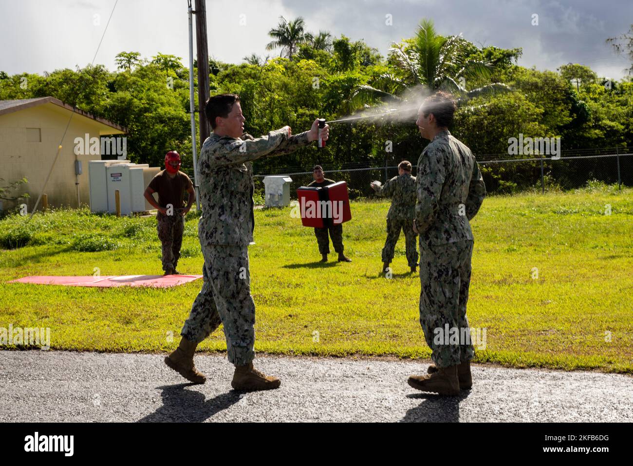 SANTA RITA, Guam (Sept. 1, 2022) Sailors from Navy Cargo Handling ...