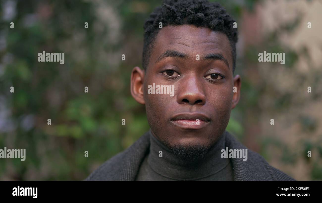 Young black man standing outside hi-res stock photography and images ...