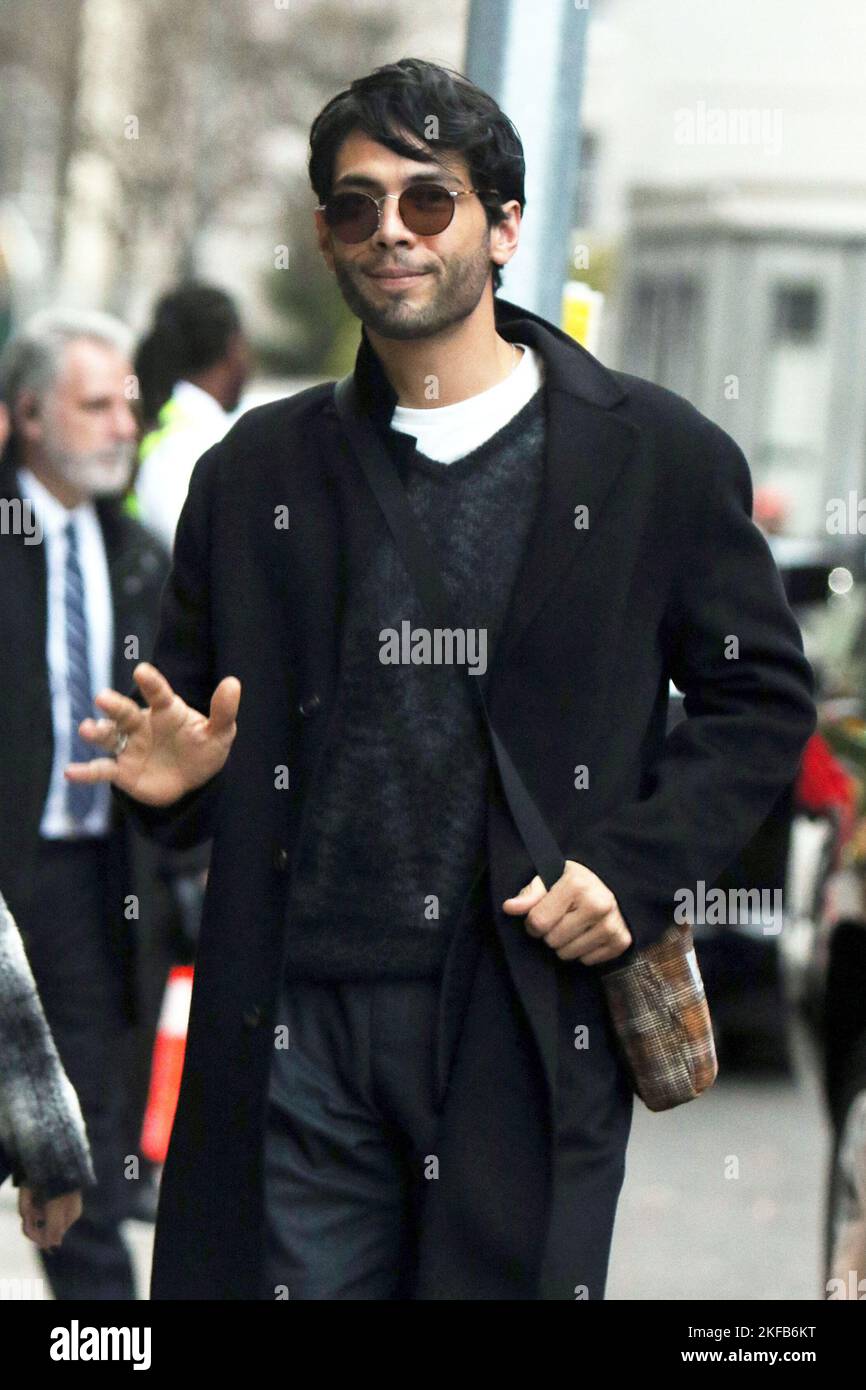 Outside Arrivals For NYC `Babylon` Screening -PICTURED: Diego Calva ...