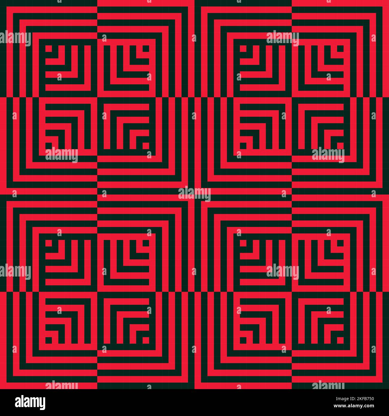 Op art seamless pattern vector. Optical illusion colorful geometric ...