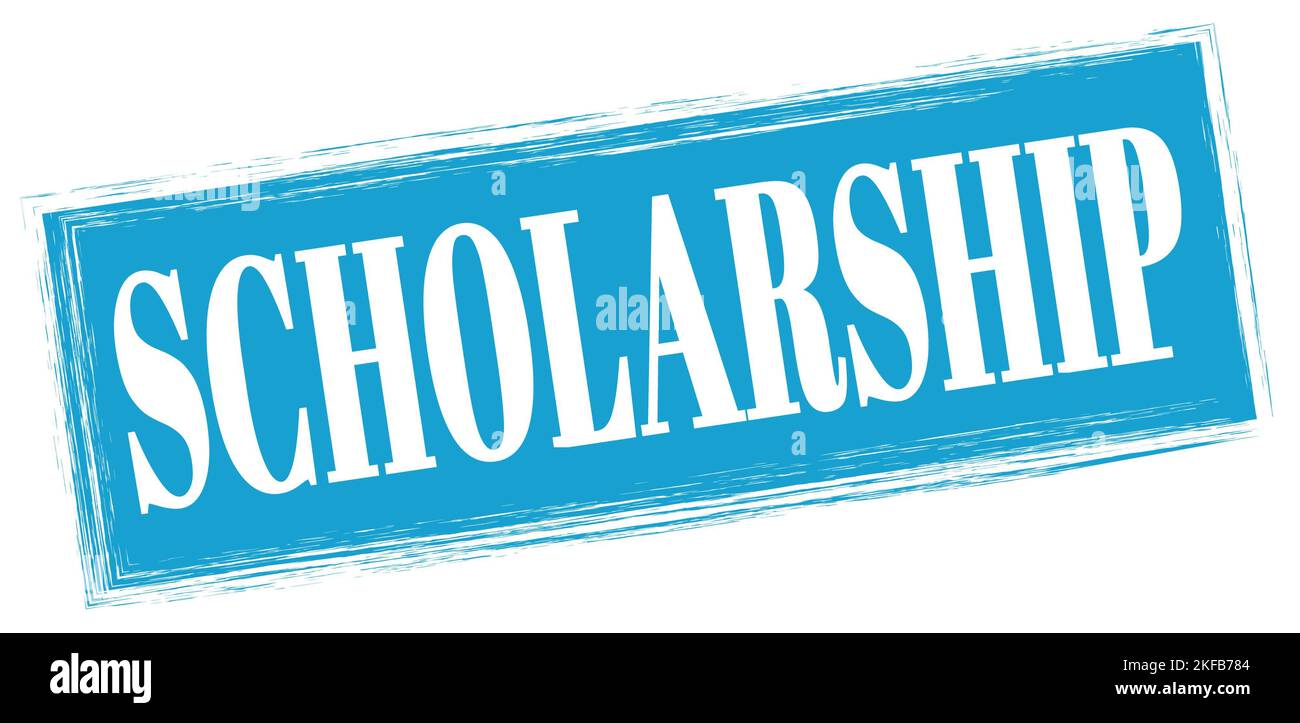 Scholarship text written word hi-res stock photography and images - Alamy