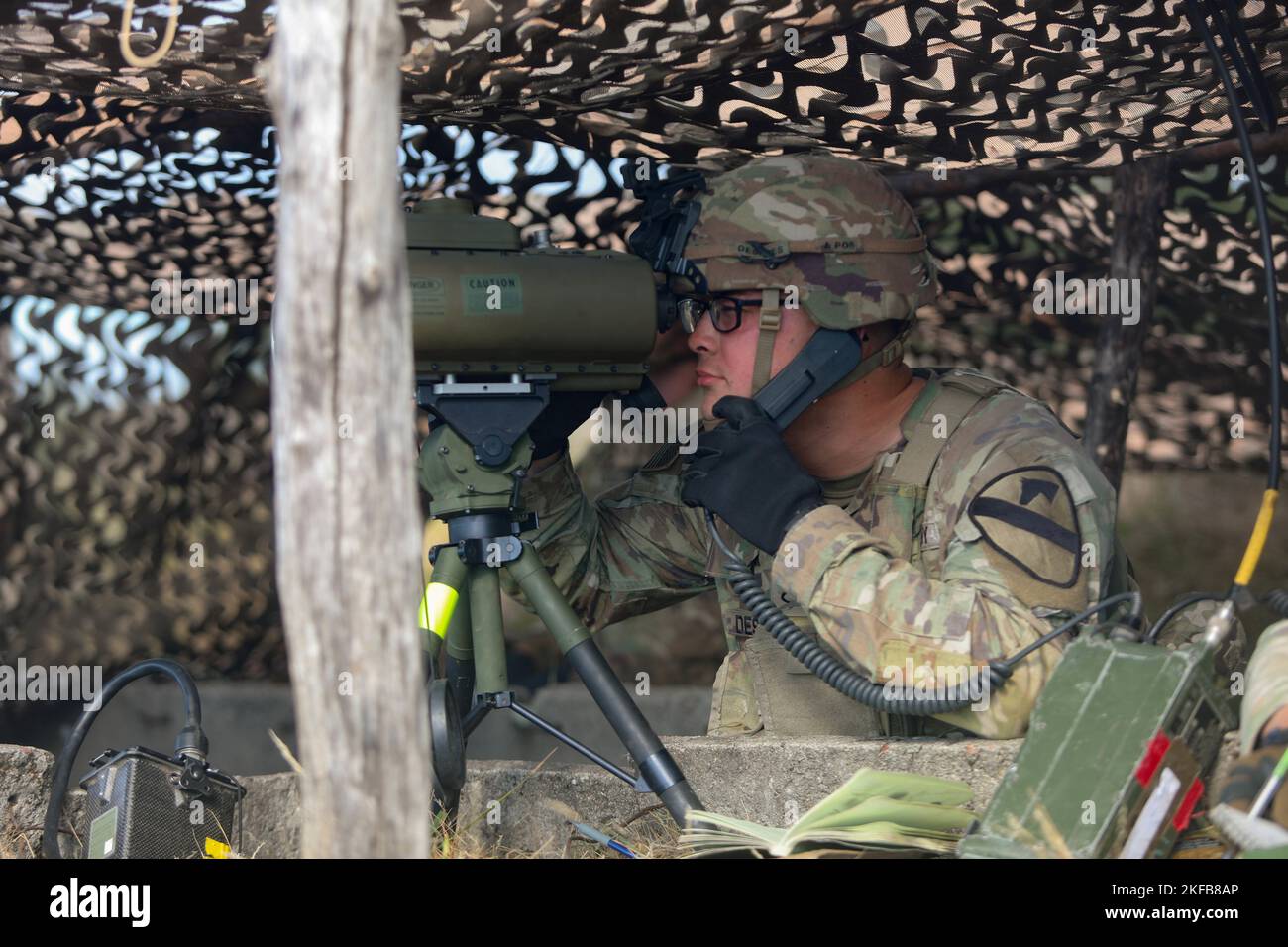 U.S. Army soldier, assigned to the 3rd Armored Brigade Combat Team, 1st ...