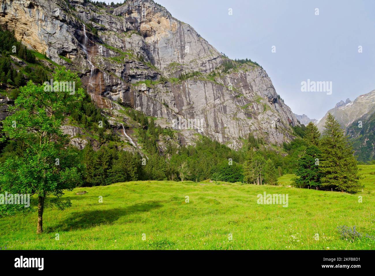 Hiking in Engelberg Village, canton Obwalden, swiss Alps, Switzerland ...