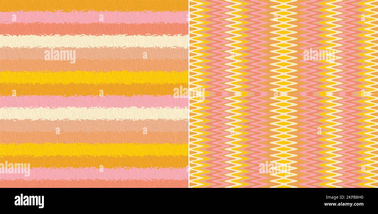 Groovy Vector Stripe Zigzag Artwork Stock Vector Image & Art - Alamy