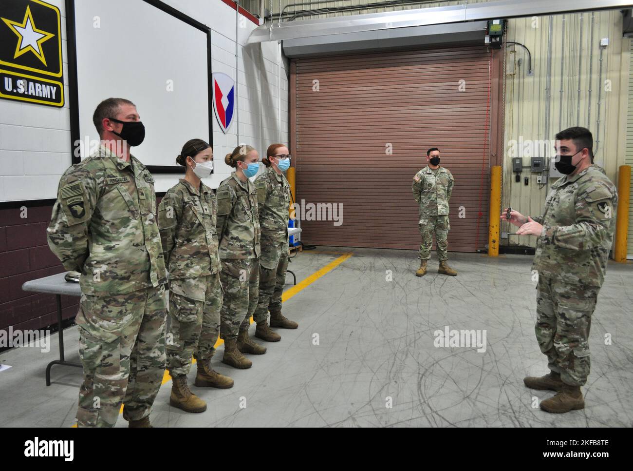 Lt. Col. Mark Sander, right, commander of the U.S. Army Medical ...