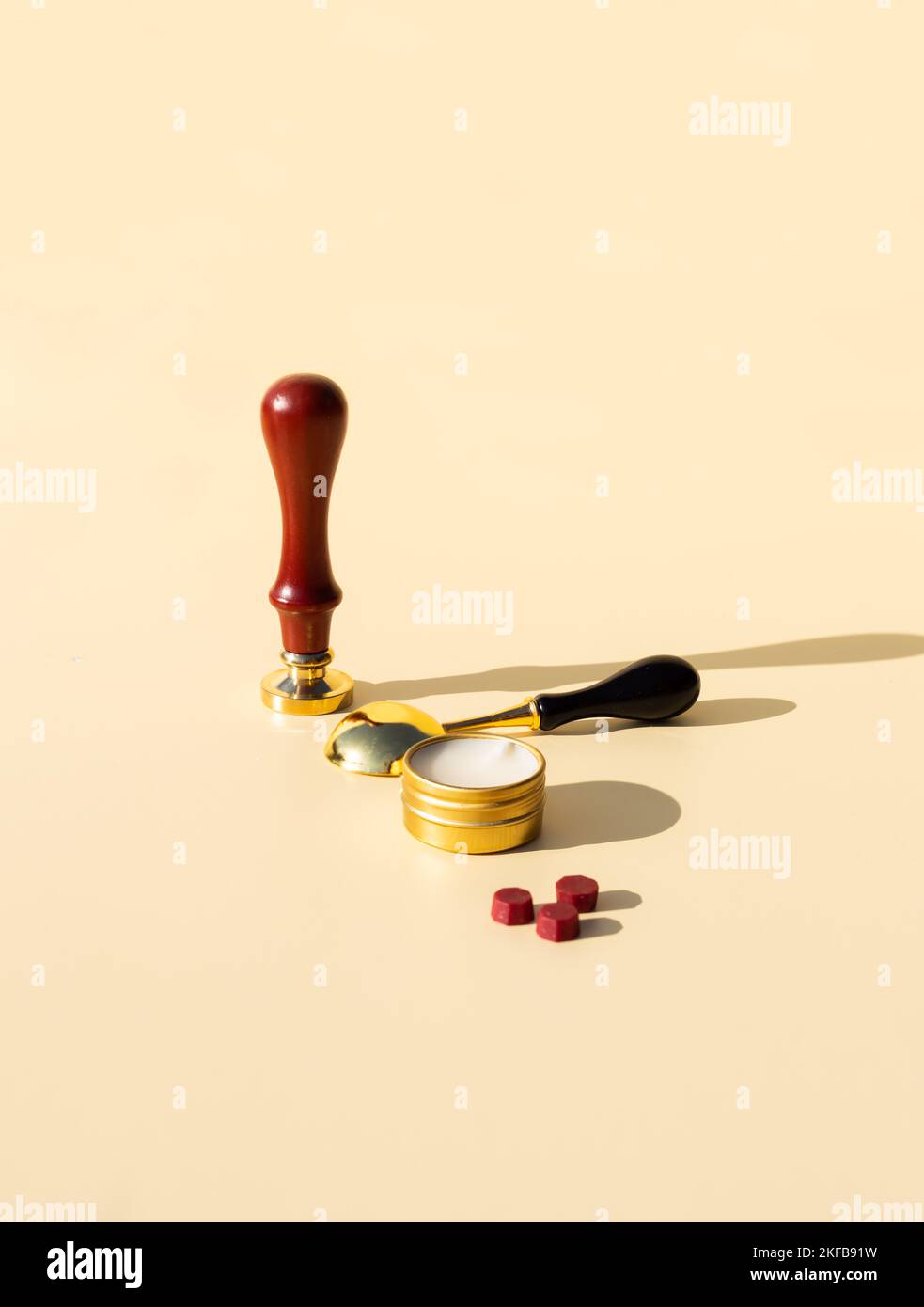 Wax printing with fire paint on homemade kraft paper with pressed dried ...