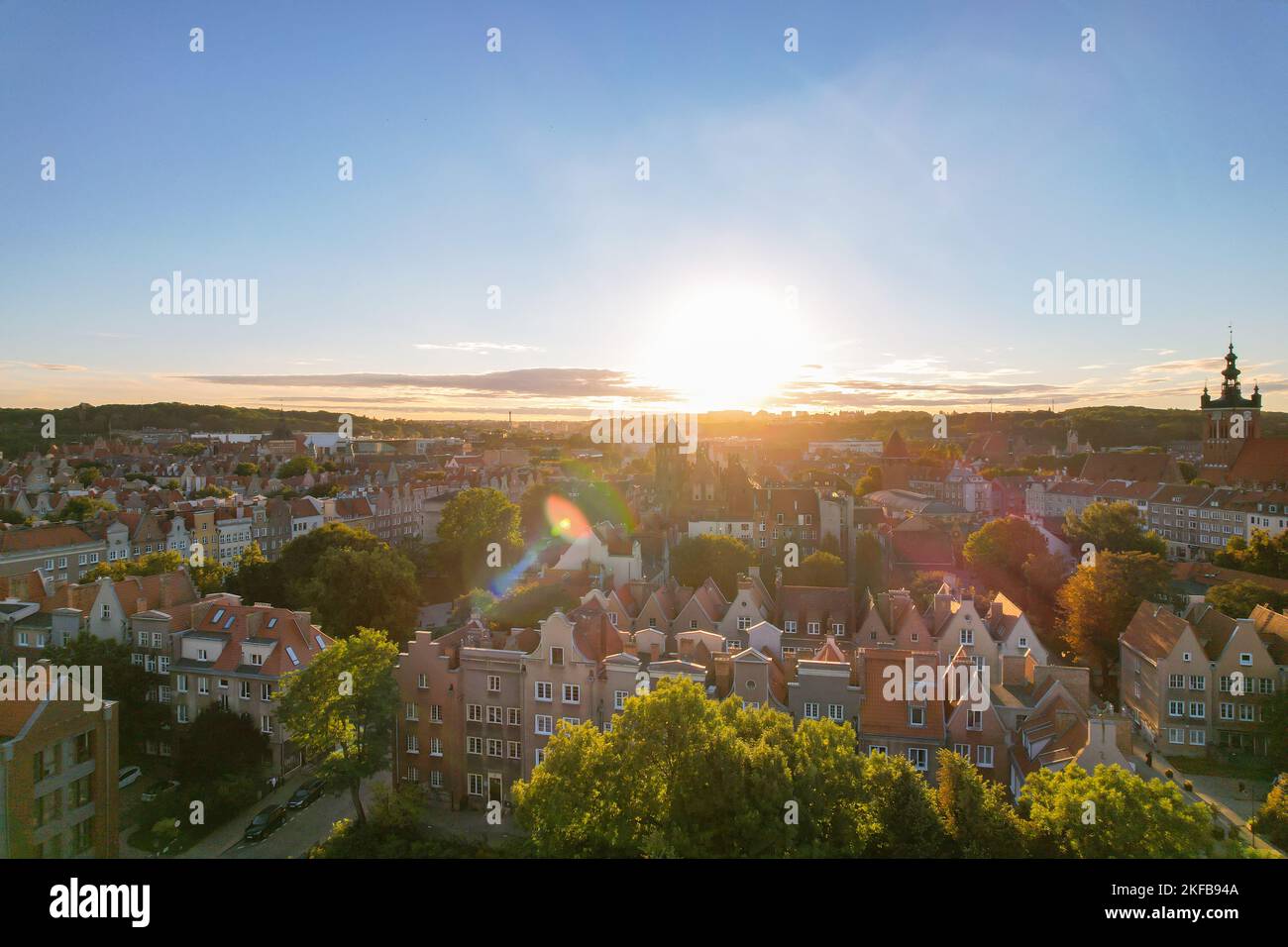 Gdansk poland bird eye view hi-res stock photography and images - Alamy