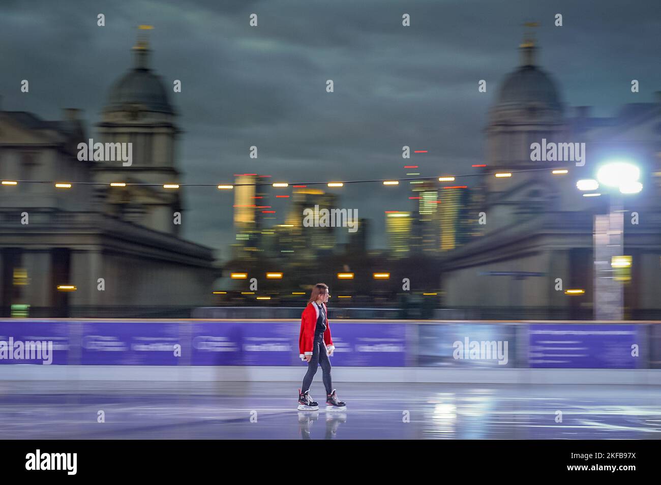 London, UK. 17th Nov, 2022. The Queen's House Ice Rink opens in ...