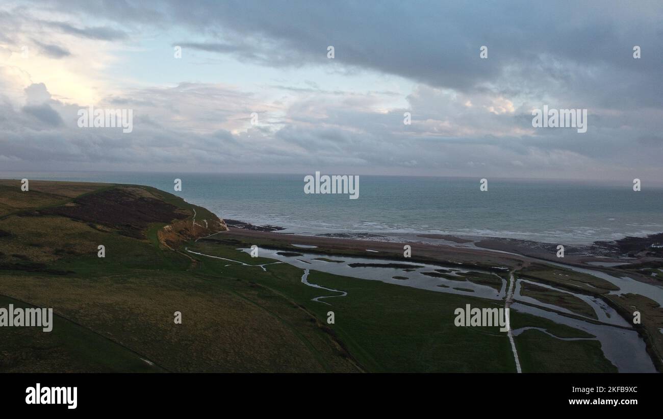 River cuckmere aerial hi-res stock photography and images - Alamy