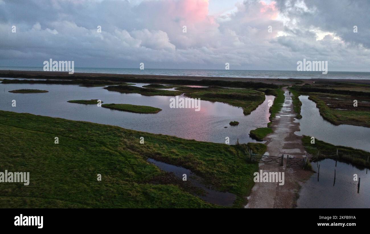 Aerial view of Cuckmere Haven, East Sussex UK Stock Photo - Alamy