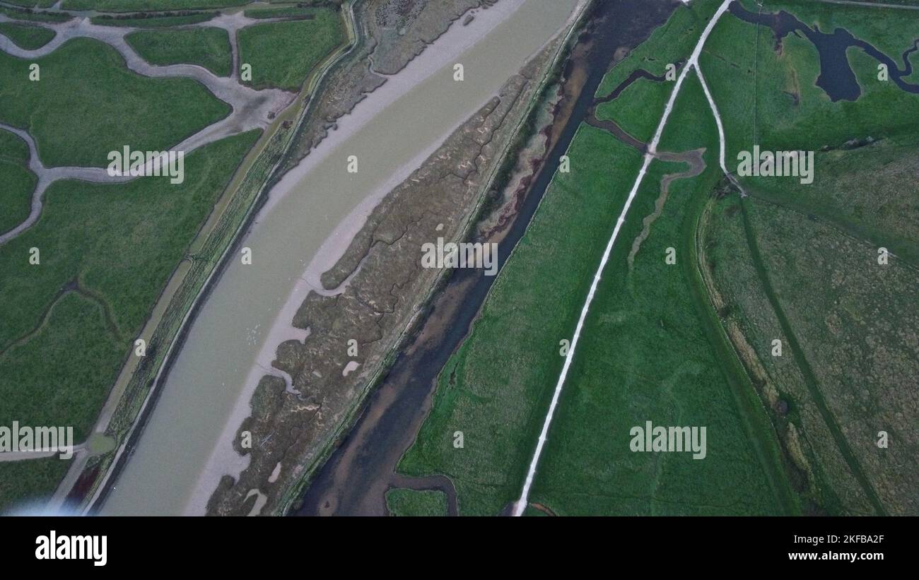 Cuckmere river aerial hi-res stock photography and images - Alamy