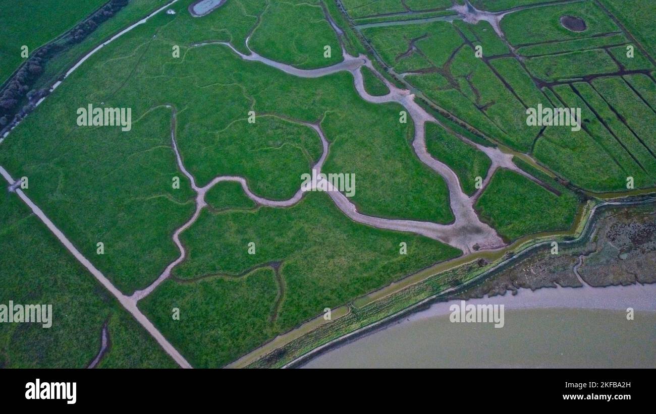 River cuckmere aerial hi-res stock photography and images - Alamy