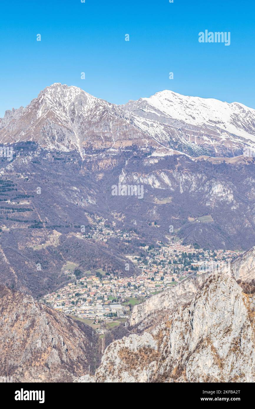The Grigna seen from the Piani d'Erna Stock Photo - Alamy