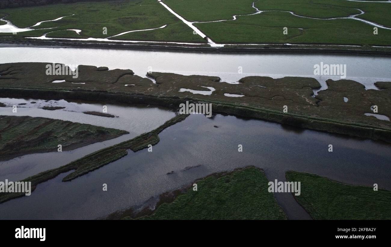 River cuckmere aerial hi-res stock photography and images - Alamy