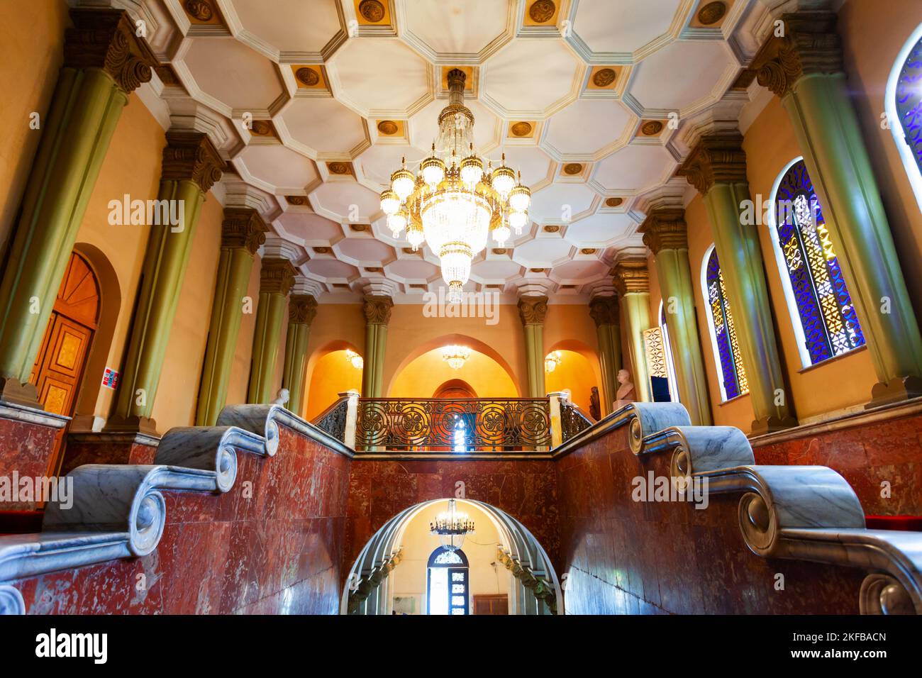 Gori, Georgia - August 31, 2021: The Joseph Stalin Museum is a museum ...