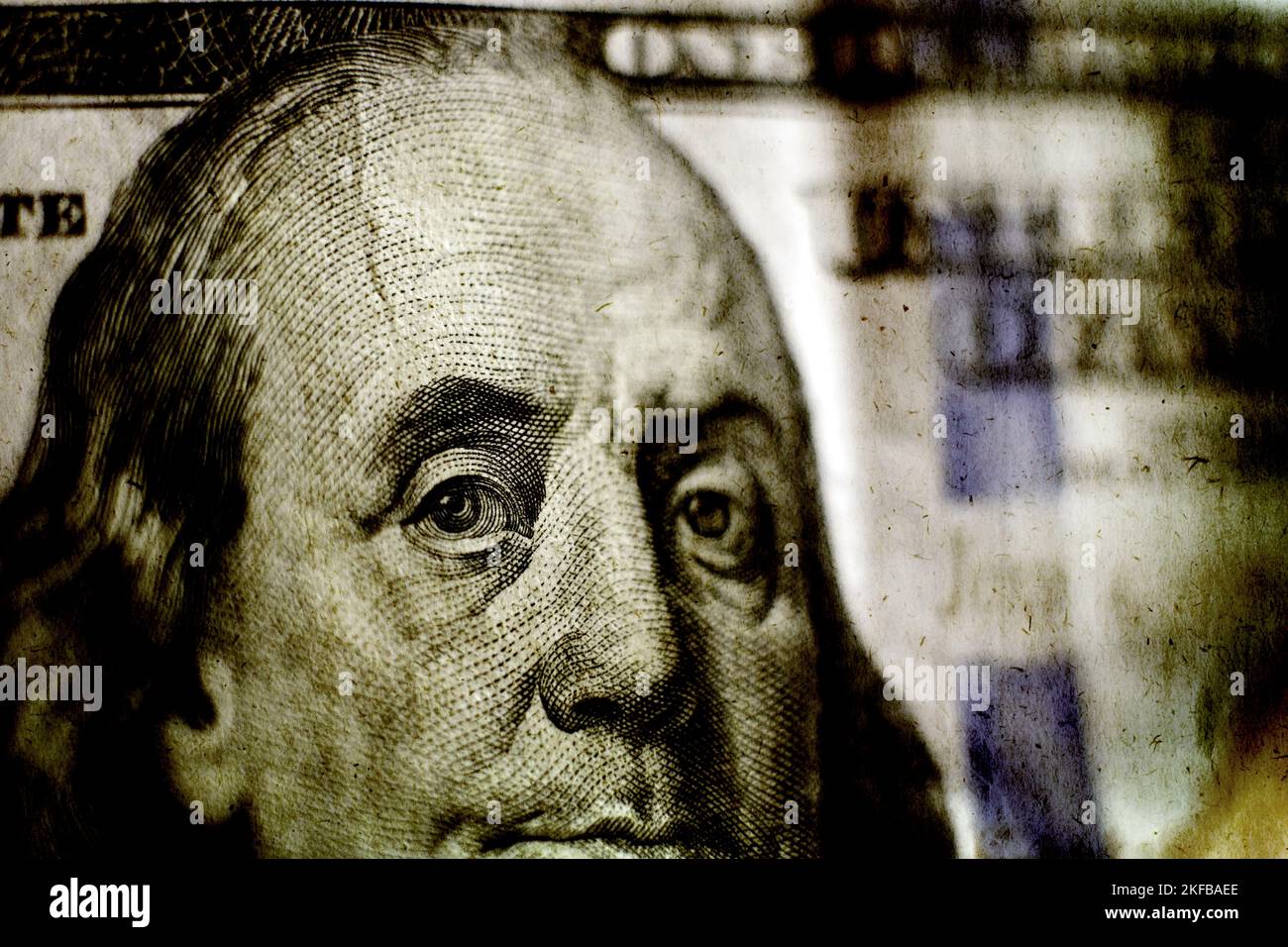 Old hundred dollar bill hi-res stock photography and images - Alamy