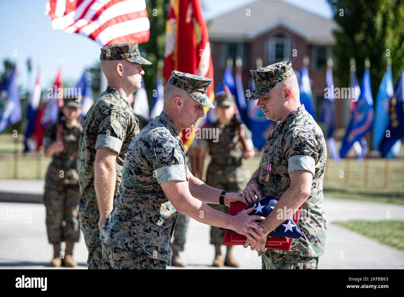 U.S. Marine Corps GySgt Eric Nelson, the supply chief of 4th Marine ...