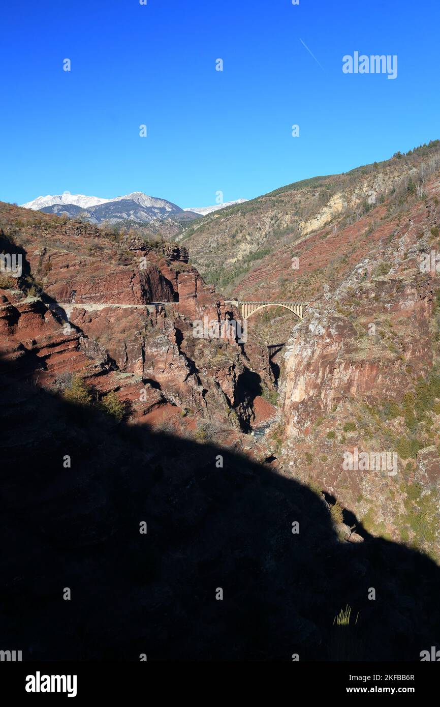 Gorges de Daluis, Alpes Maritimes, 06, Parc national du Mercantour ...