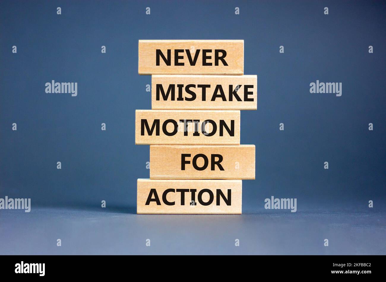 Mistake or action symbol. Concept words Never mistake motion for action ...