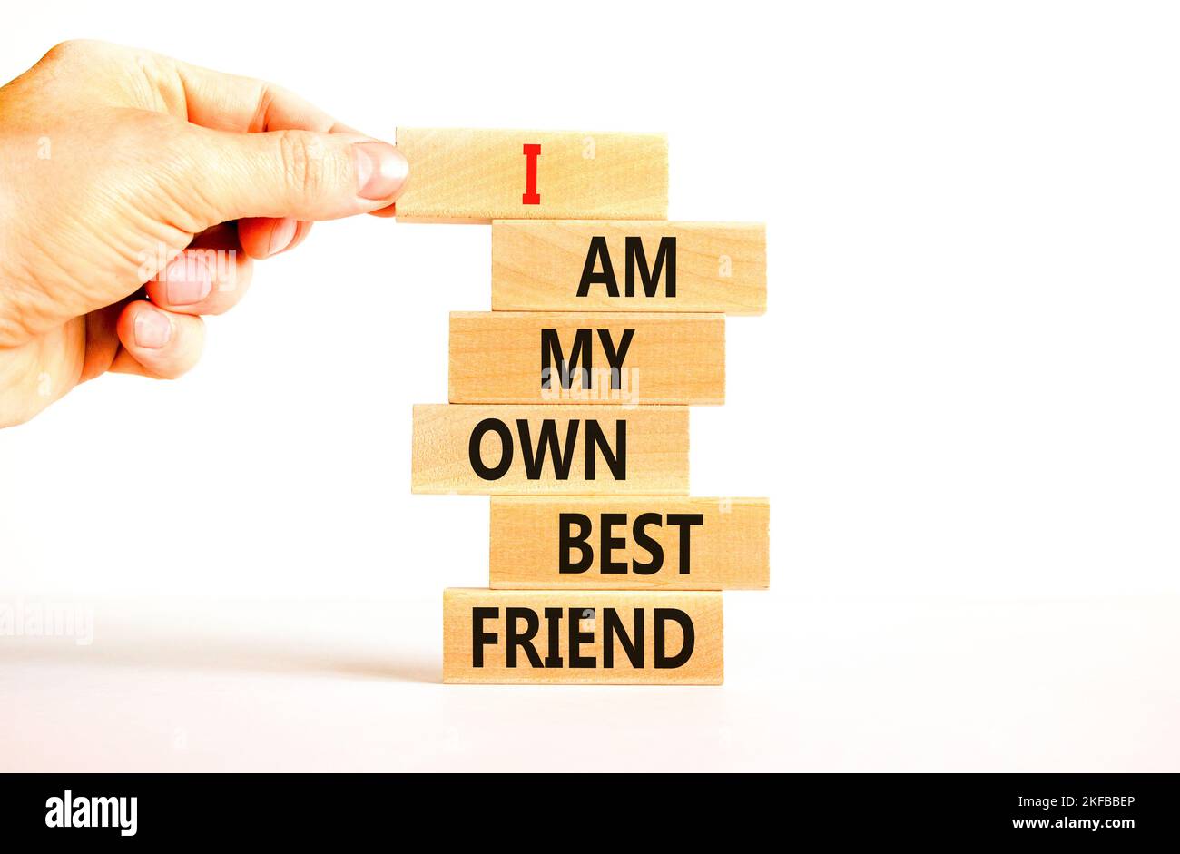 I am my own best friend symbol. Concept words I am my own best friend ...