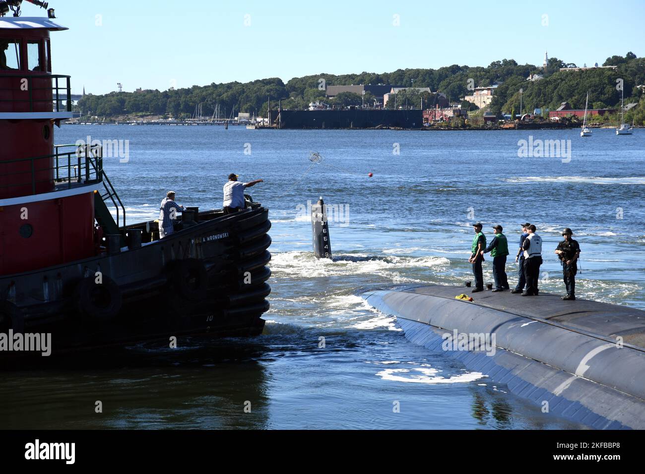 220902-N-GR655-0350 GROTON, Conn. (September 2, 2022) – Sailors ...