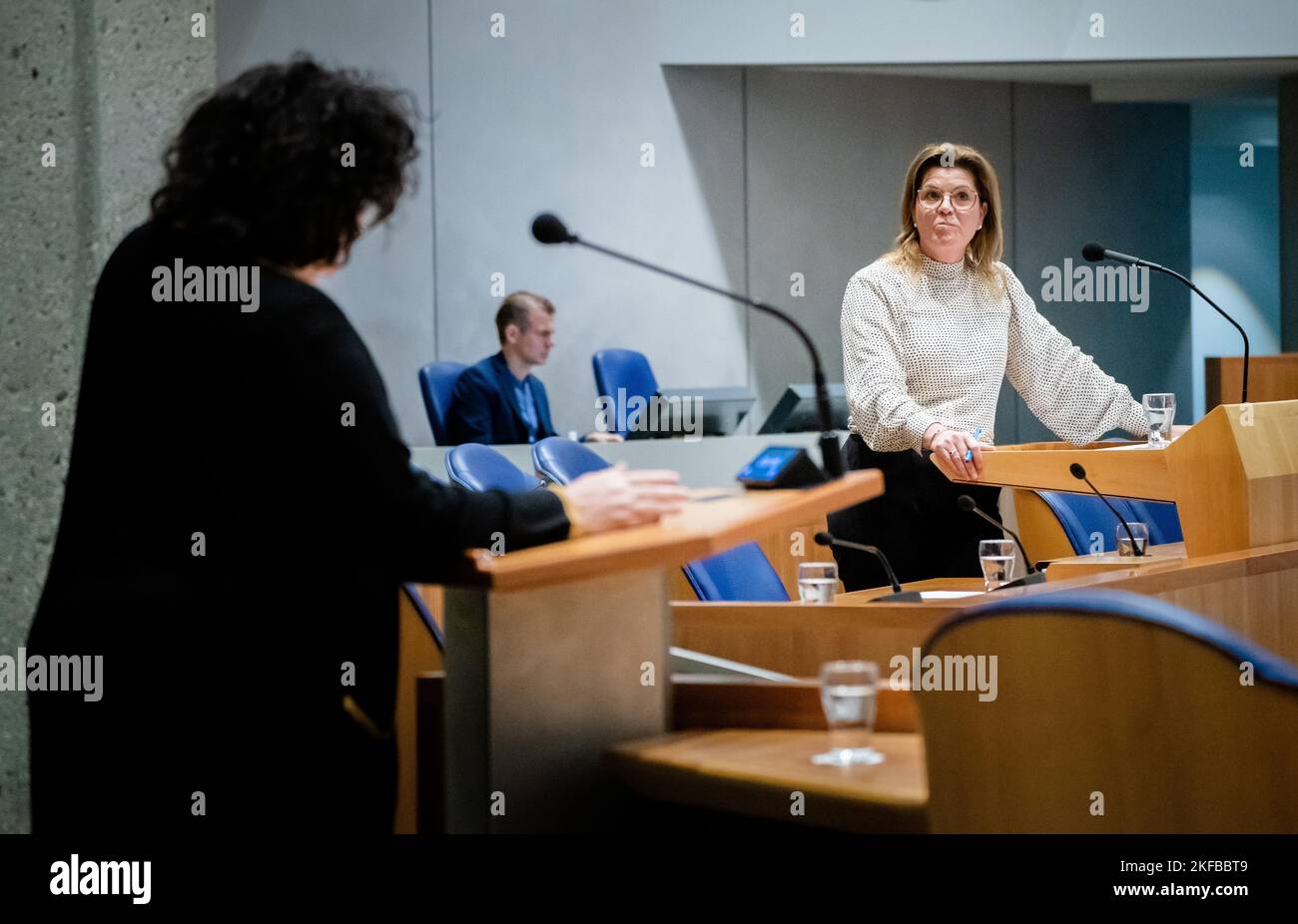 THE HAGUE - Caroline van der Plas (BBB) and Christianne van der Wal ...
