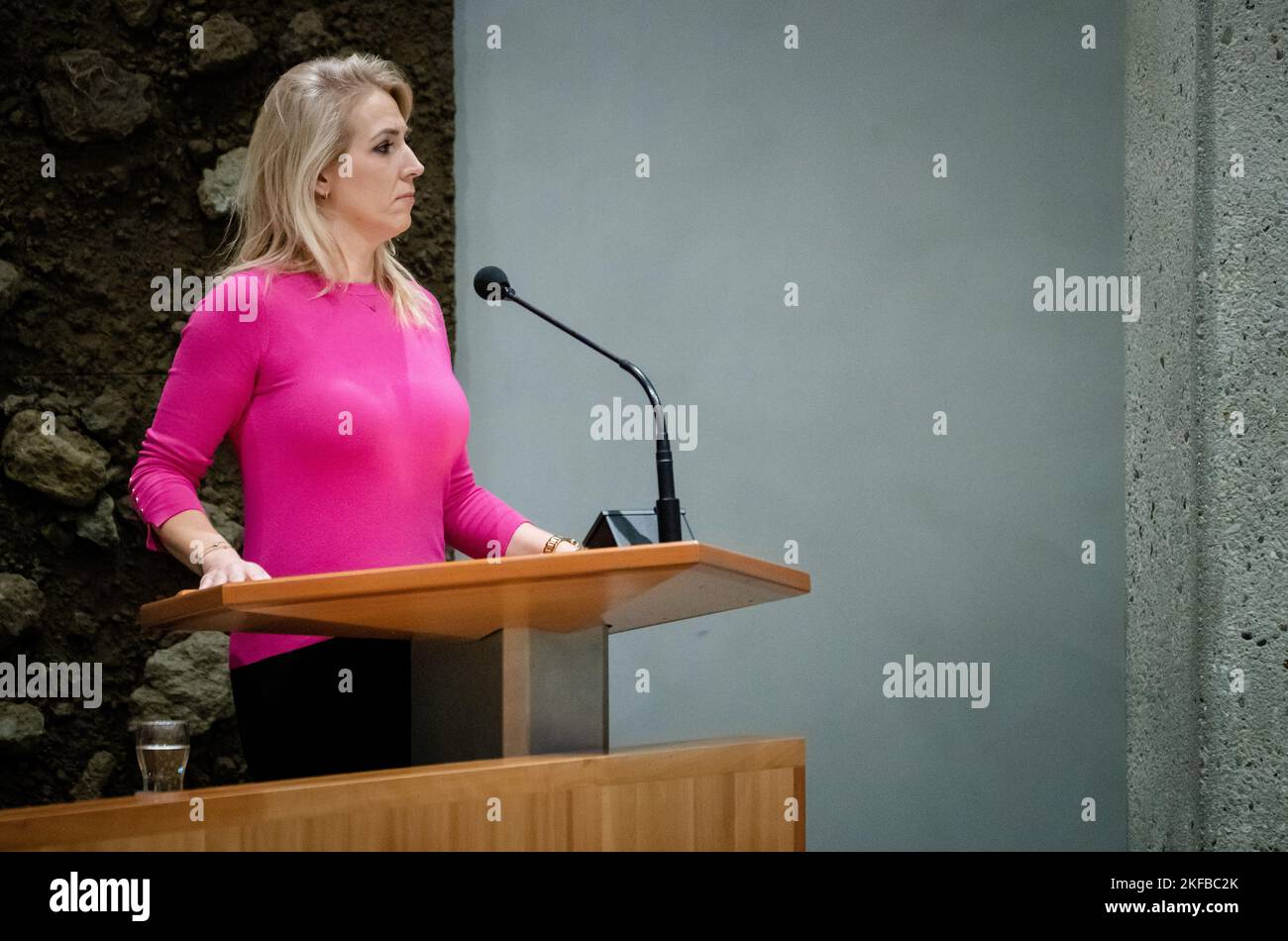 THE HAGUE - Lilian Marijnissen (SP) during the weekly question hour in ...