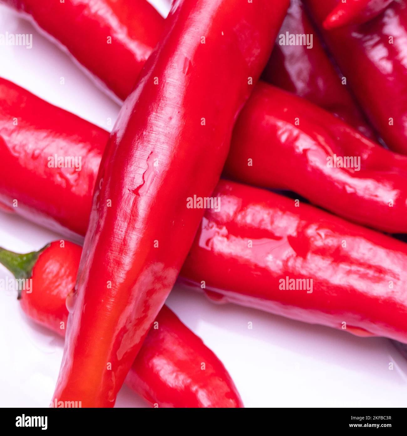 close-up red chili pepper. macro photo of pepper Stock Photo - Alamy